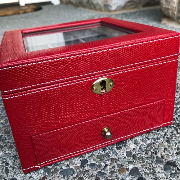 no brand identifier | Accessories | Red Jewelry Box Posh | Poshmark